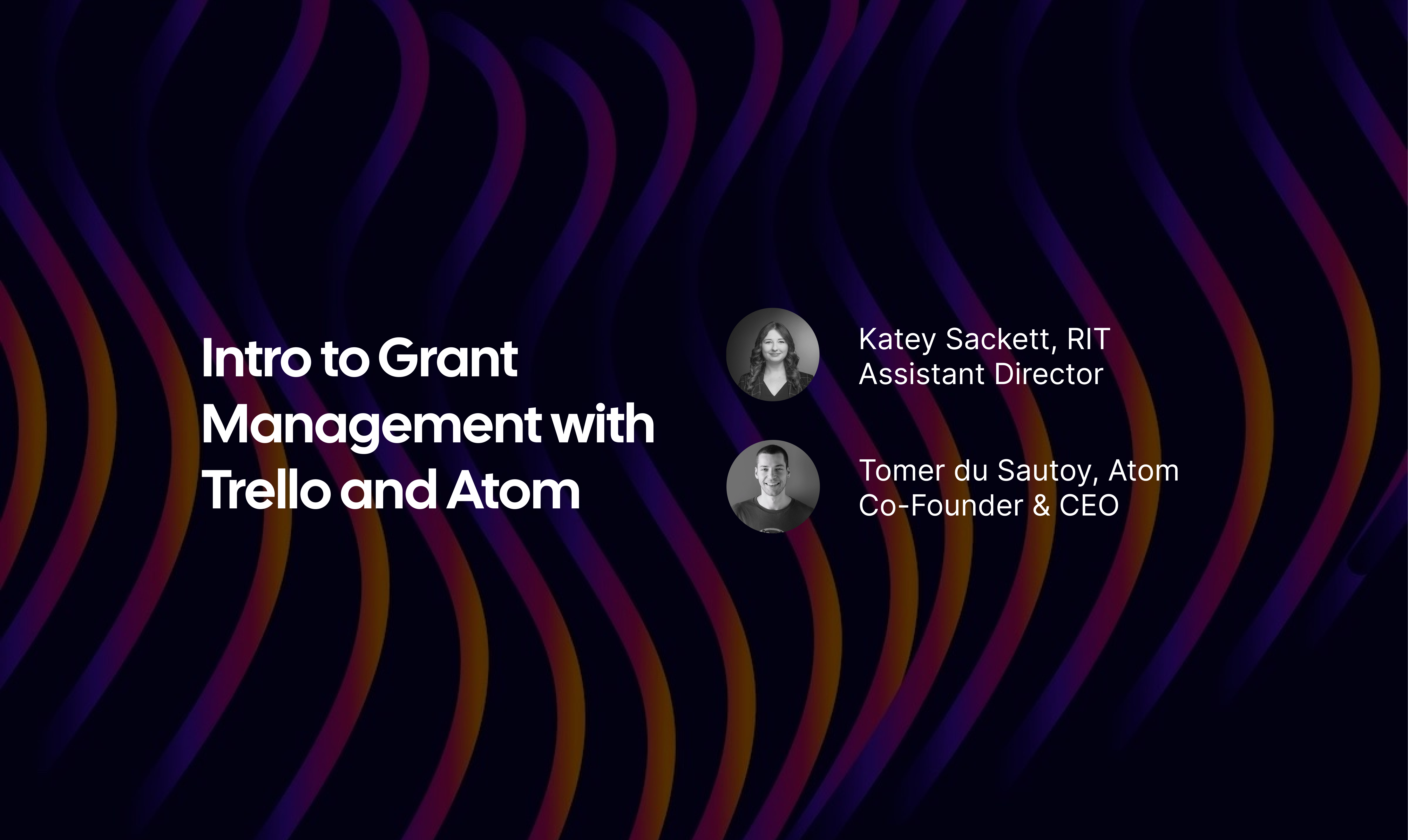 Atom | Grant Management with Trello and Atom