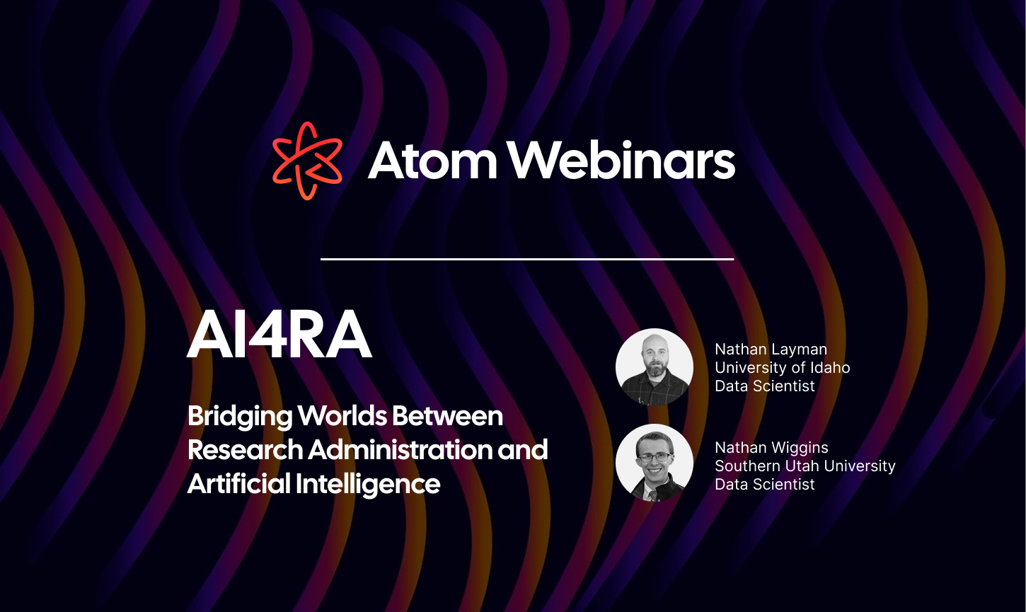 AI for Research Administration (AI4RA) | Atom Grants Webinar
