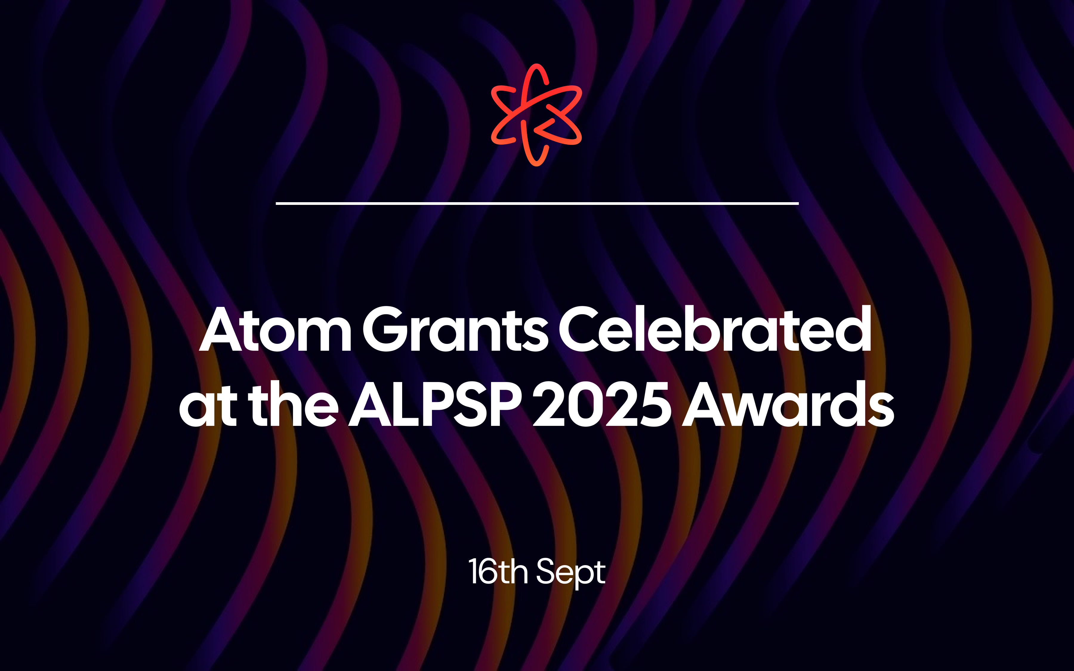 Atom Grants Celebrated at the ALPSP 2025 Awards | Atom Grants Blog